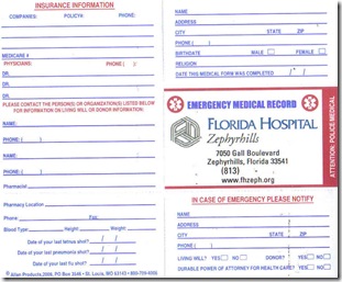 Avian Flu Diary: Your Medical Hx On A USB Card?